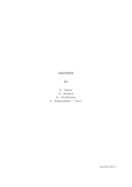 Script Draft 1 Pdf