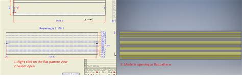 Flat Pattern Model Opening From Drawing View Autodesk Community