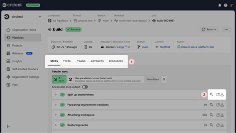 Pipelines Overview Circleci