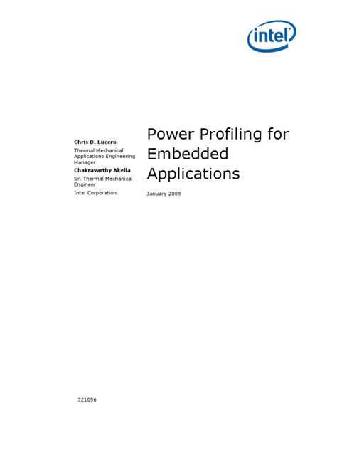 Pdf Power Profiling For Embedded Applications Dokumentips