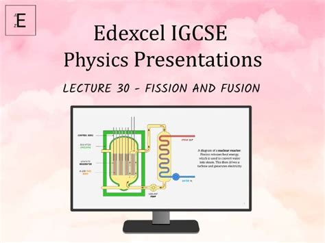Edexcel Igcse Physics Lecture 30 Fission And Fusion Teaching Resources