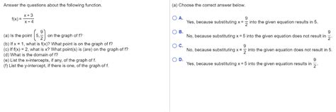 Solved Use The Graph Of The Function F Shown To The Right To