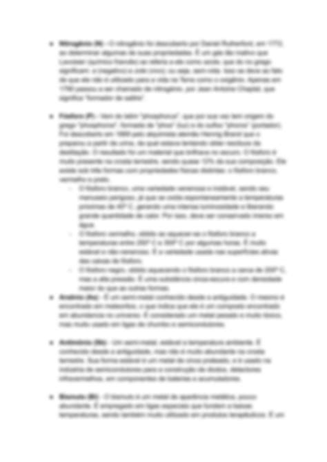 SOLUTION Tabela Periodica Curiosidades Studypool