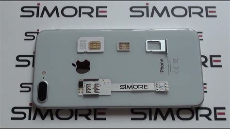 Iphone 8 Plus Dual Sim Adapter 4g For Iphone 8 And 8 Plus Simore Wx Twin 8 Plus Youtube