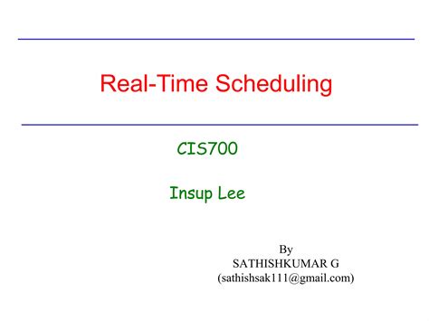 Real Time Scheduling Ppt Computing Technology And Computing