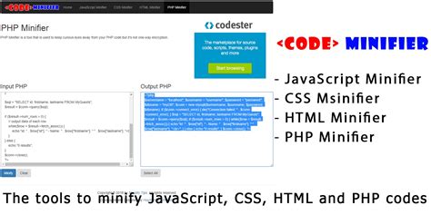 Code Minifier Script By Huynhmaianhkiet Codester