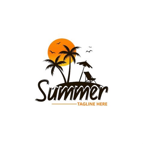 Premium Vector Summer Logo Design