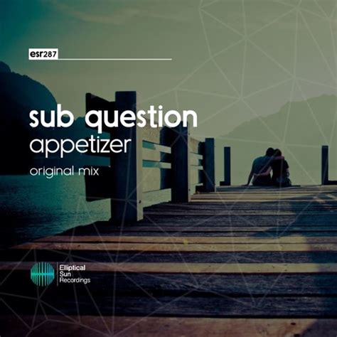 Stream Sub Question Appetizer Original Mix By Elliptical Sun