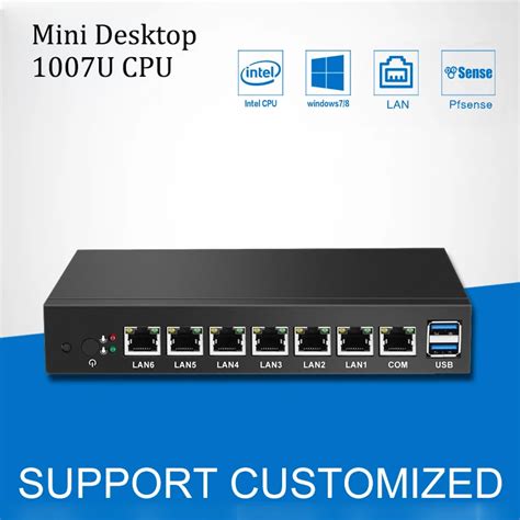 Mini Pc Intel V Gigabit Ethernet Lan Celeron U Mini Industrial Computer Desktop