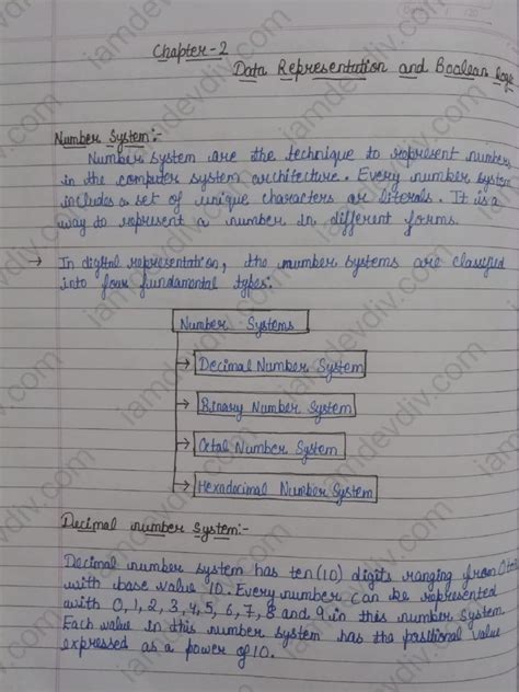 Data Representation And Boolean Logic Pdf