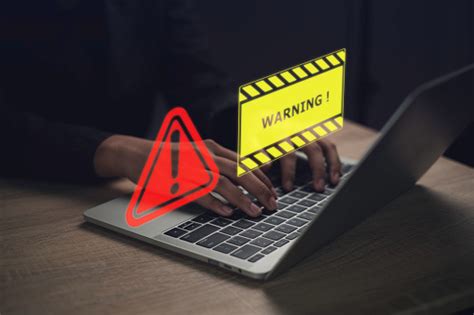 System Software Antivirus Warning Alert Detection Concept Emergency Warning Notification Virus