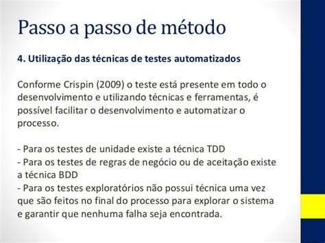 estratégia de implantação de testes automatizados em ambiente ágil