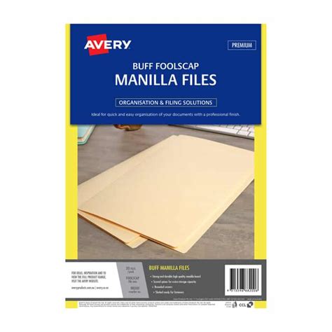Av Manilla Folder Buff Fc Pk20 Classroom Corner