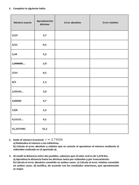Error Absoluto Y Relativo Pdf