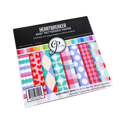 Heartbreaker Patterned Paper Catherine Pooler Designs