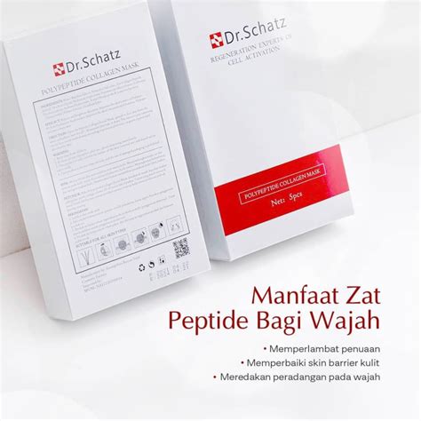 Jual Dr Schatz Polypeptide Collagen Mask 5 Sheet Shopee Indonesia