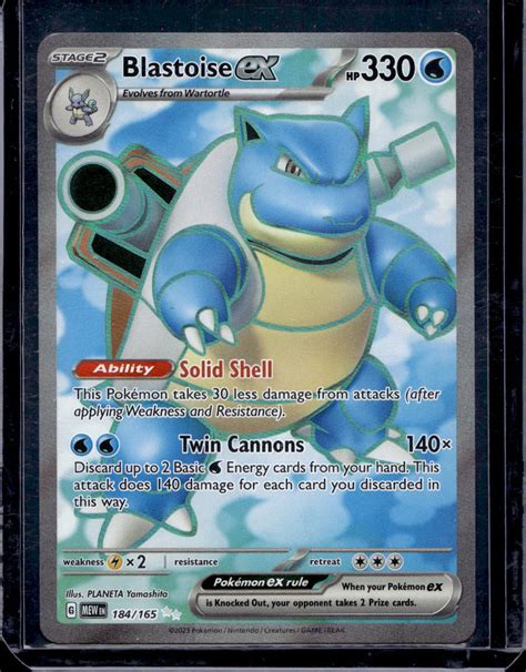 Blastoise Ex Pokemon Tcg 151 Ultra Rare 184 165 Underground Case Breaks