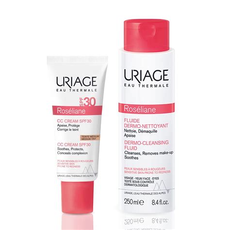 Набор Крем против покраснений Uriage Розельян СС SPF30, 40 мл ...