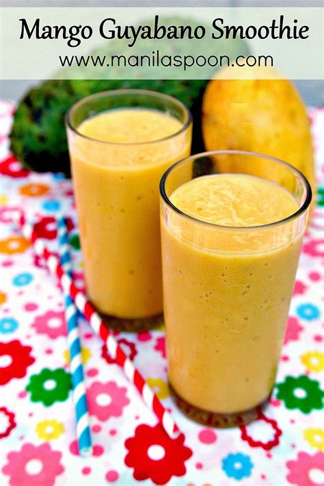 Refreshing Mango Guyabano Smoothie