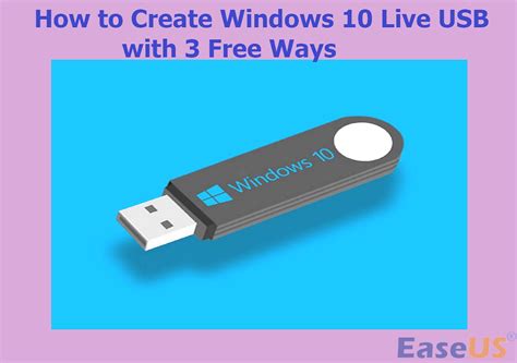 How To Create Windows 10 Live Usb 3 Ways🔥