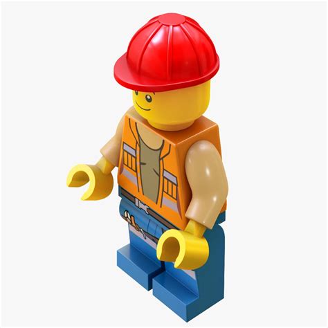 Lego Engineer Rigged 3d Model 49 Max Ma C4d Fbx Unknown Free3d