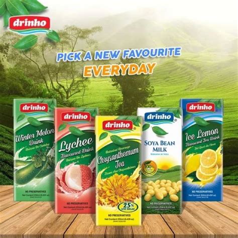 Drinho Pack Drinks 250ml X 6s 1l Assorted Shopee Malaysia