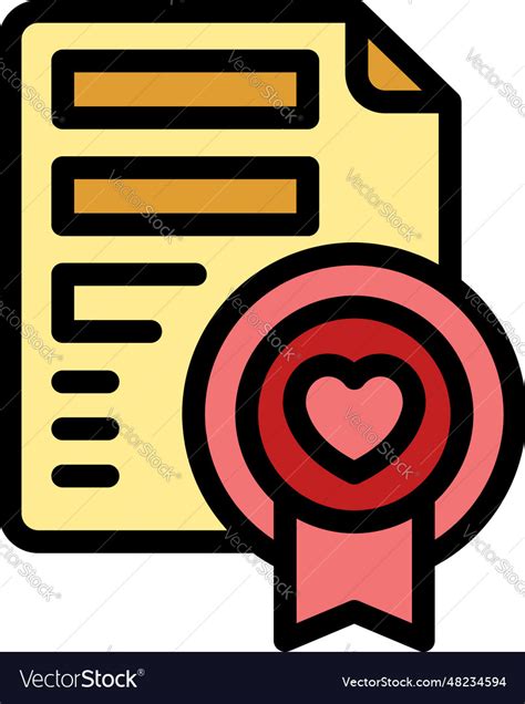 Control Pass Icon Flat Royalty Free Vector Image