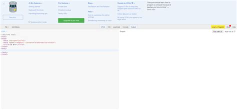 Html Css Javascript 웹에서 코드 테스트하는 사이트