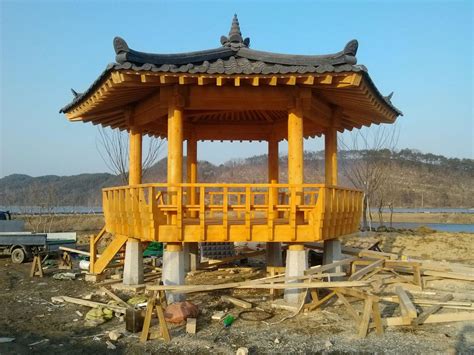 Ltp 605ct 전통 육각정자 설계 제작 시공 사천 금성 녹차원 생태공원 주 라은엘앤씨