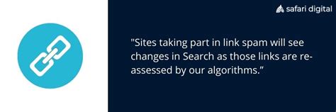 Google Link Spam Algorithm Update July 26 2021 Safari Digital
