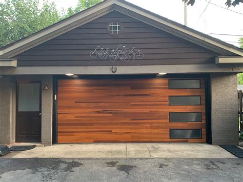 Modern Wood Garage Doors With Windows At Amelia Woodhouse Blog