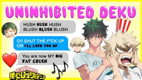 The Crush Song Bakudeku Version 😍 Bnha Texts Mha Chat Lyric Prank