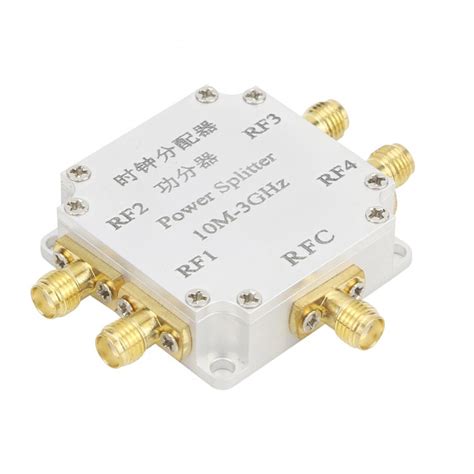 10m 3ghz Rf Power Splitter Clock Distributor 1 In 4 Out With Sma Connector For 2 4g Wifi Uses