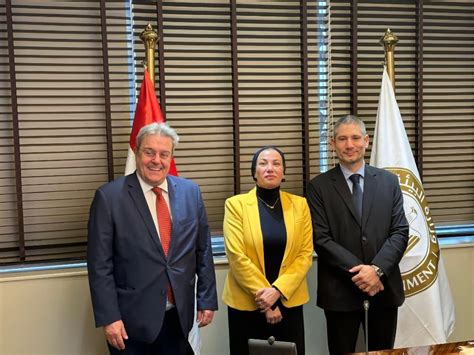 Vyron Vasileiadis Meets Minister Of Environment Yasmine Fouad To