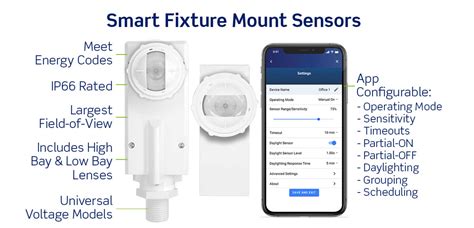 Smart Fixture Mount Sensor Occupancy Vacancy Dimming Smart Fixture Mount Sensor Occupancy Vacancy Dimming