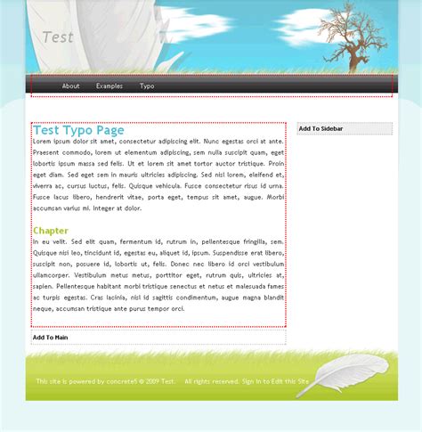 Concrete5 CSS Features Typograhy Css Customize Themes CodeBlog Ch