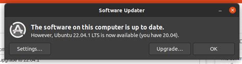 I Am Using Ubuntu 20045 Lts And Not Able To Upgrade To 22041 Lts