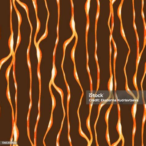 캐러멜 얼룩 매끄러운 패턴 수채화 일러스트레이션 갈색 배경에 격리 갈색에 대한 스톡 벡터 아트 및 기타 이미지 갈색 금색