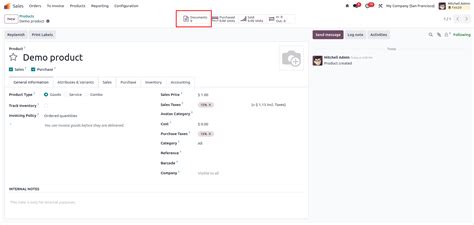 How To Attach Product Documents In Odoo 18 Sales