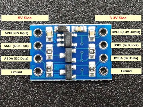 I2c Logic Level Converter With Regulator Module Protosupplies