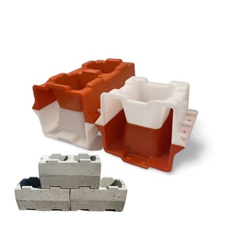 China Customized Interlocking Hollow Concrete Blocks Plastic Mold Manufacturers Suppliers