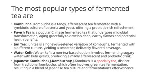 Fermented Teapptxvgxgxgfxgjvjkbklnmlm Ppt