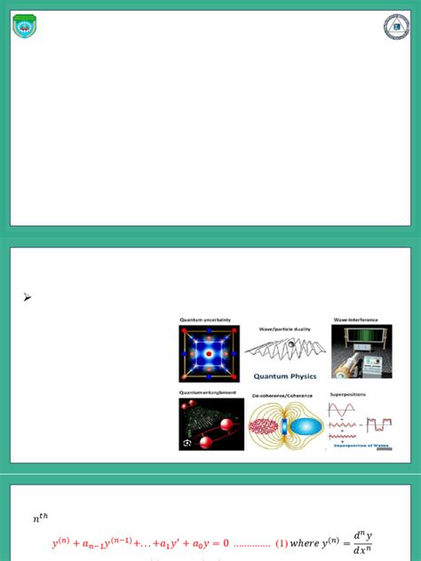 Week 8 Homogeneous Linear Odes With Constant Coefficients 3 Pdf