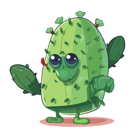 Nopal 클립 아트 만화 선인장 캐릭터 일러스트 벡터 노팔 클립 아트 만화 Png 일러스트 및 벡터 에 대한 무료 다운로드 Pngtree