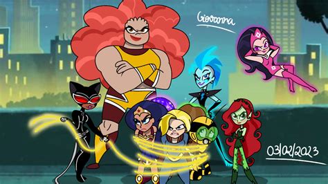Grown Up Super Villain Girls By Gigi Sonicandgumball On Deviantart