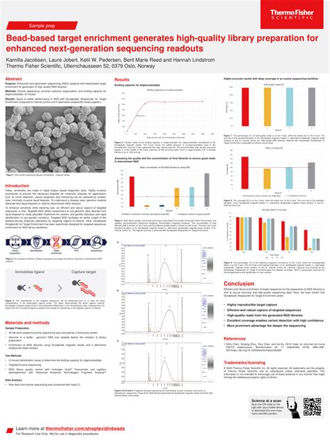 Pdf Bead Based Target Enrichment Generates High Quality Library Preparation For Enhanced Next