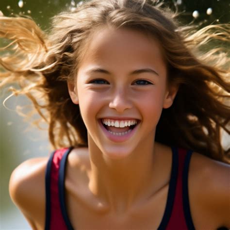 Иллюстрация Юная девушка