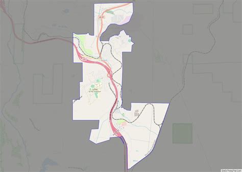 Map Of Weed City California Thong Thai Real