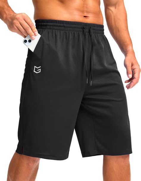 G Gradual Mens Athletic Shorts With Pockets 9 11 Long Basketball Shorts Lightweight Quick