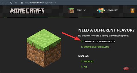 如何解决minecraft 错误代码0x803f8001并修复 Minecraft Launcher Installer”无法运行的问题？ 常见问题 Php中文网